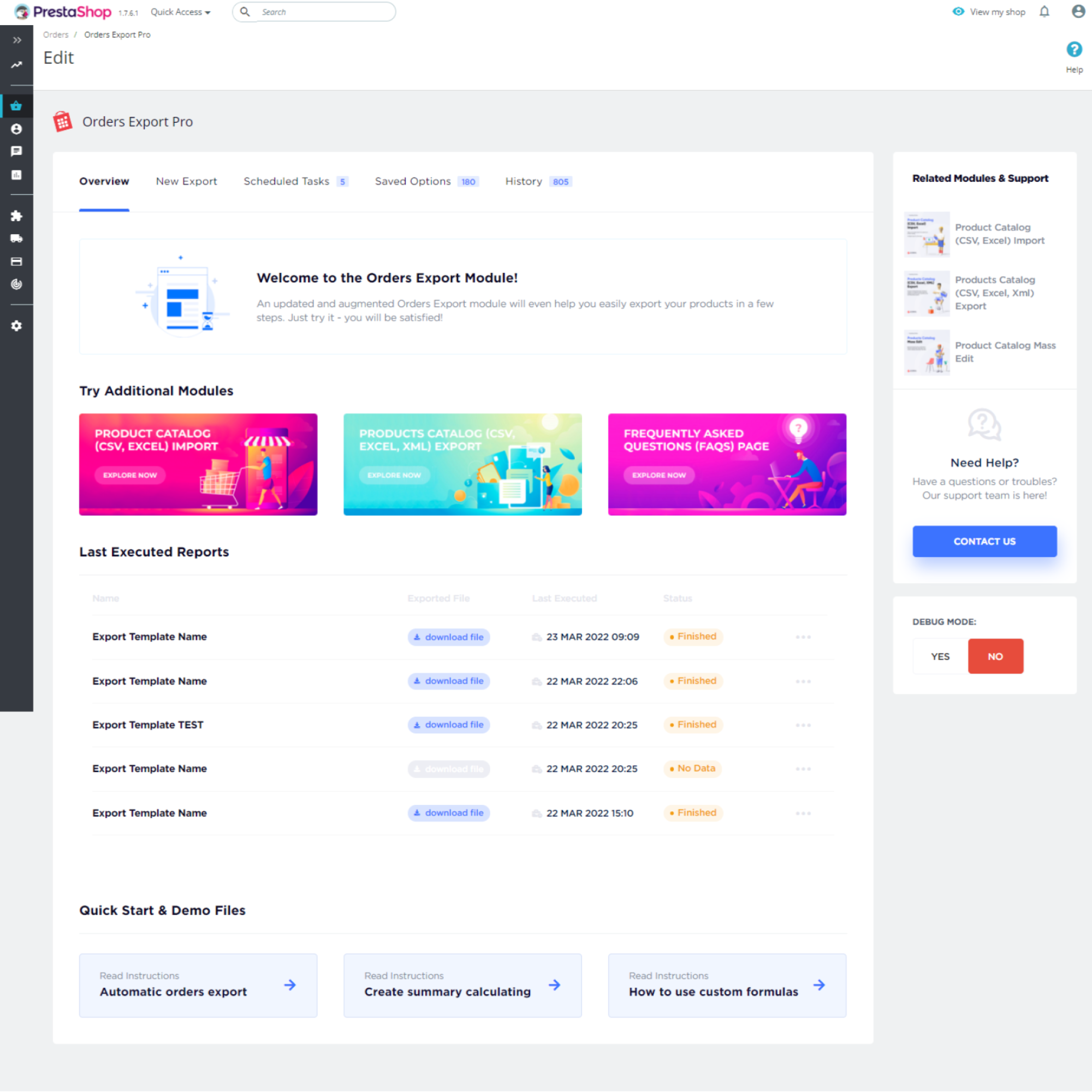 Orders (CSV, Excel) Export PRO Get best PrestaShop addons by ... Orders (CSV, Excel) Export PRO Get best PrestaShop addons by ...